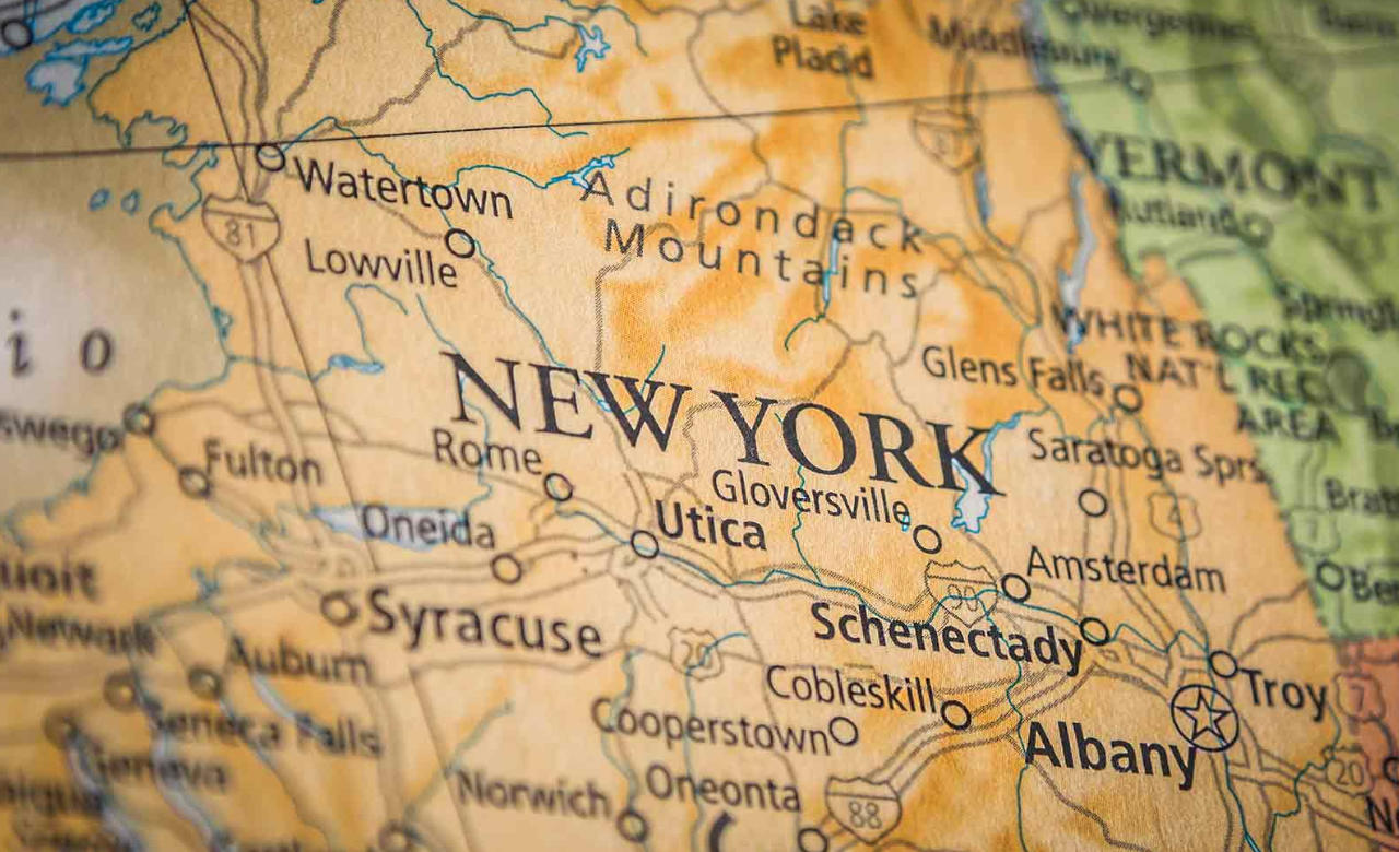 New York Geography & Map | Flamingo Travels