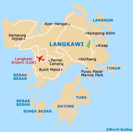 Langkawi Geography & Map | Flamingo Travels