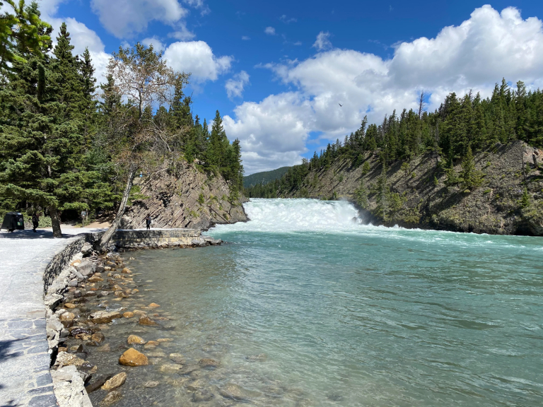 Banff Bow River Falls