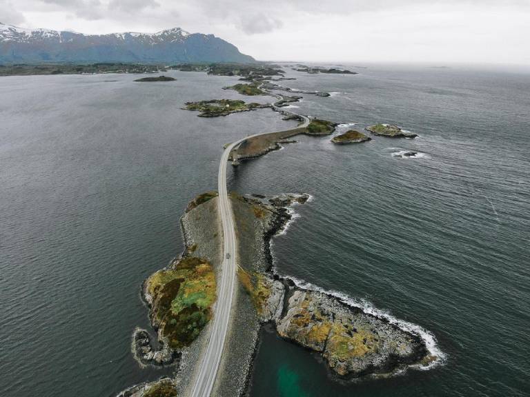 Drive Along The Atlantic Ocean Road
