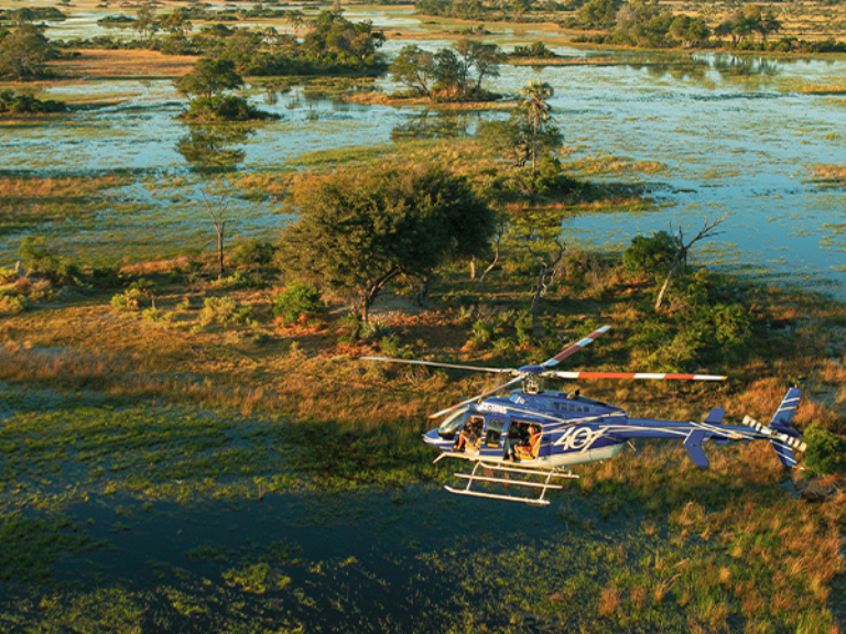Take a scenic flight over the delta